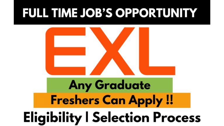 EXL Executives Job 2025 – Bangalore - Job Seekers